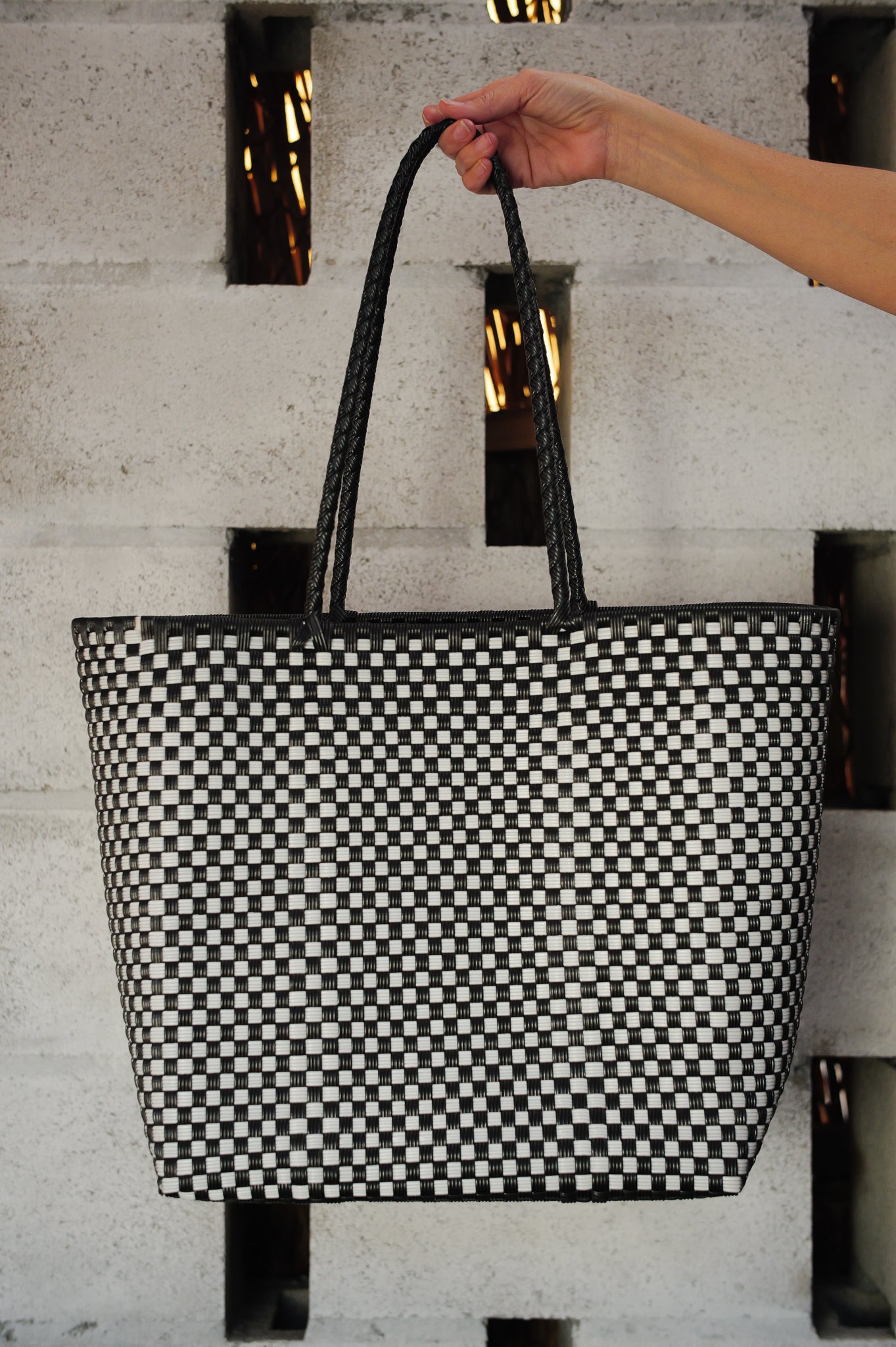 MEXICAN MARKET BAG / CHECKERS – LOLA Y TULA